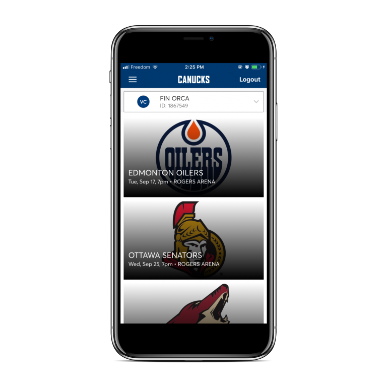 Canucks Mobile Ticketing | Canucks Mobile Ticketing